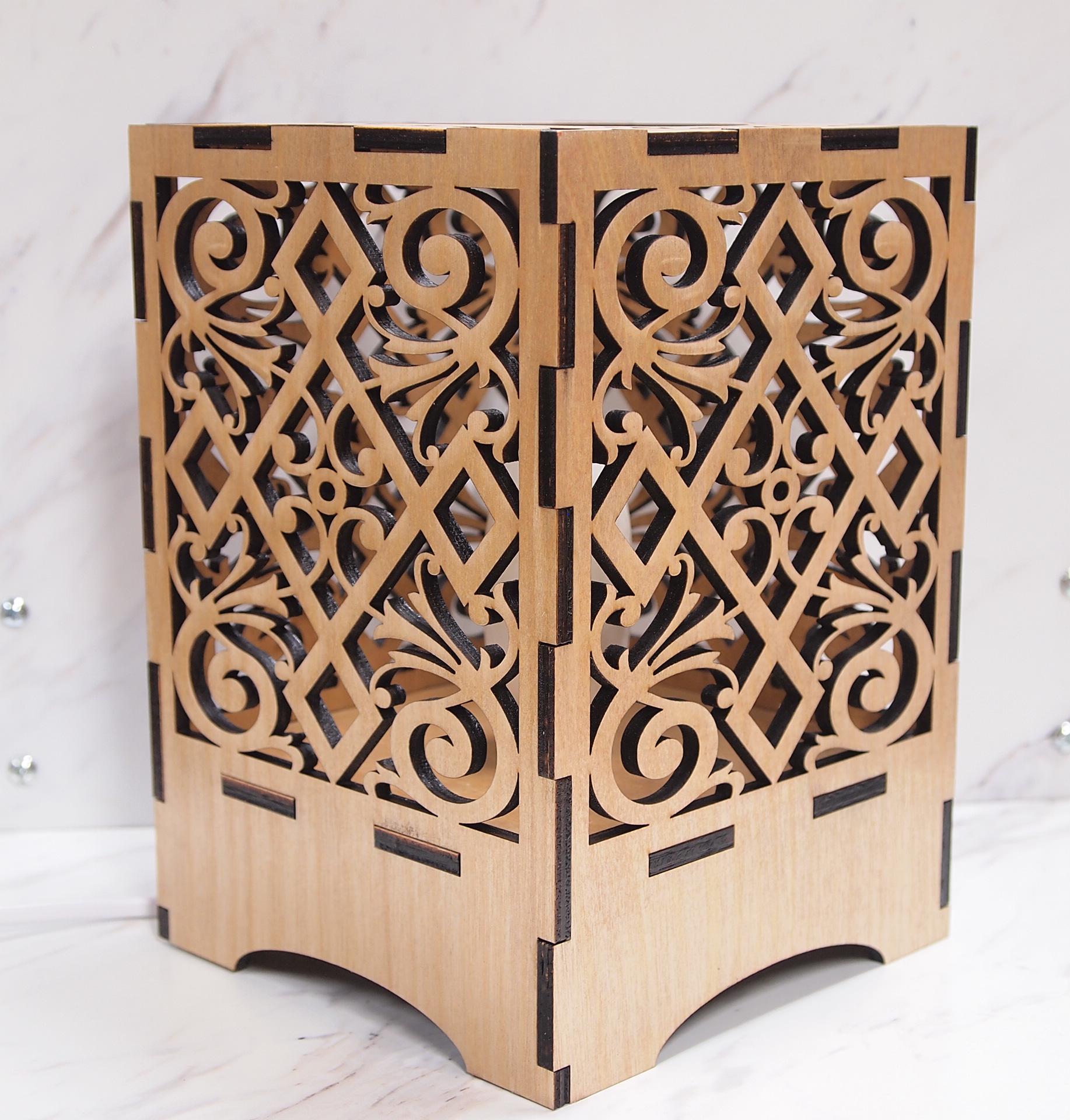 Beautiful Laser Cut Tree of Life and Scroll Cut Shadow Lamps - Etsy