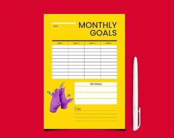 Weekly Fitness Tracker | Printable Workout Planner & Goal Setting ...