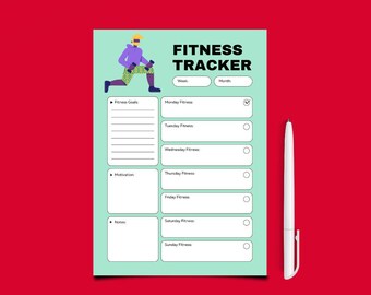 Monthly Goals Planner | Goal Setting & Weekly Tracker Printable - Etsy