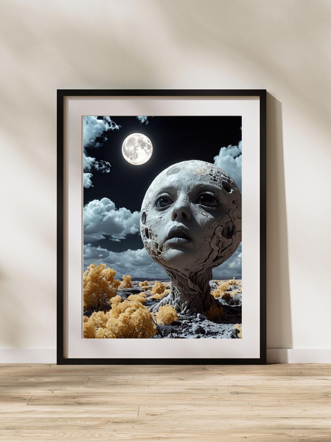 Once Upon A Moon - Art Print - Etsy