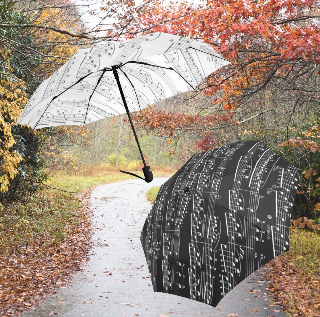 Customizable Music Notes Umbrella Unique and Personalized Music Gift - Etsy