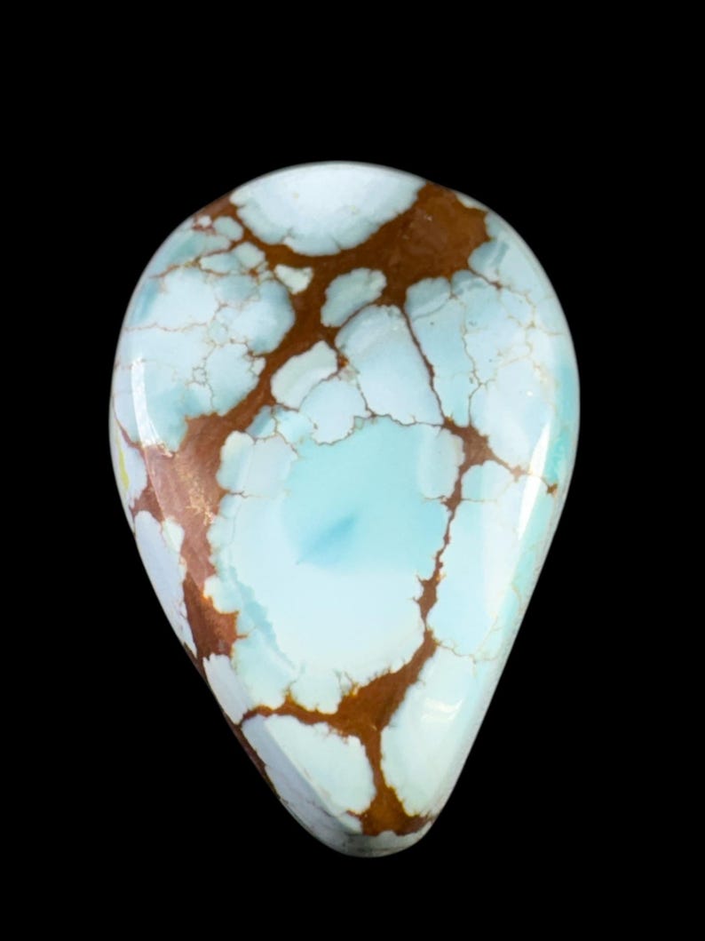 Gobi Turquoise Cabochon, Unique Brown Matrix Pattern - Etsy