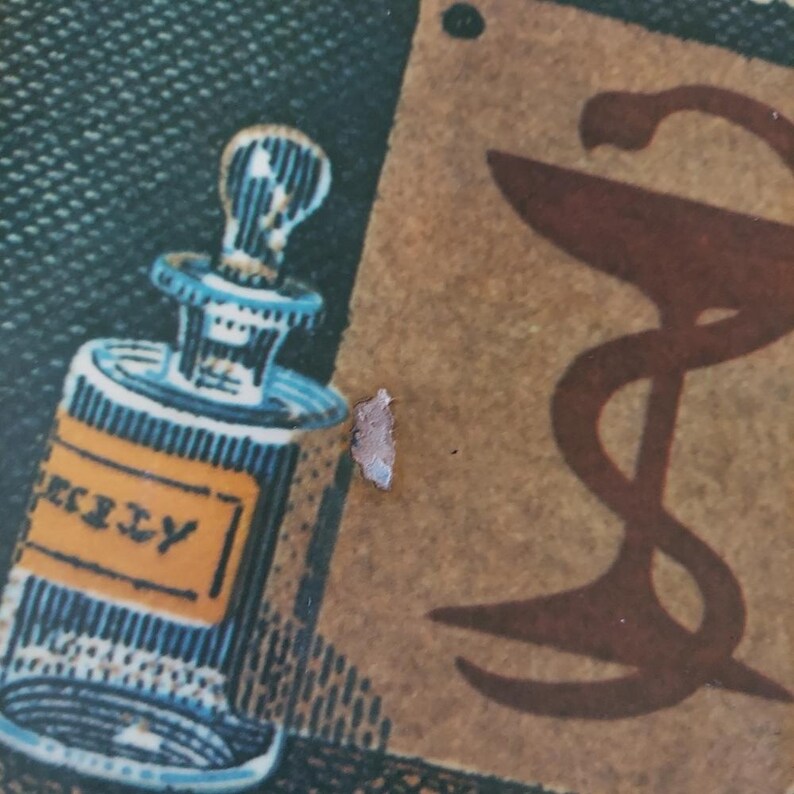 Vintage US Pharmacy Postage Stamp Theme 1972 Serving Tray Decor ...