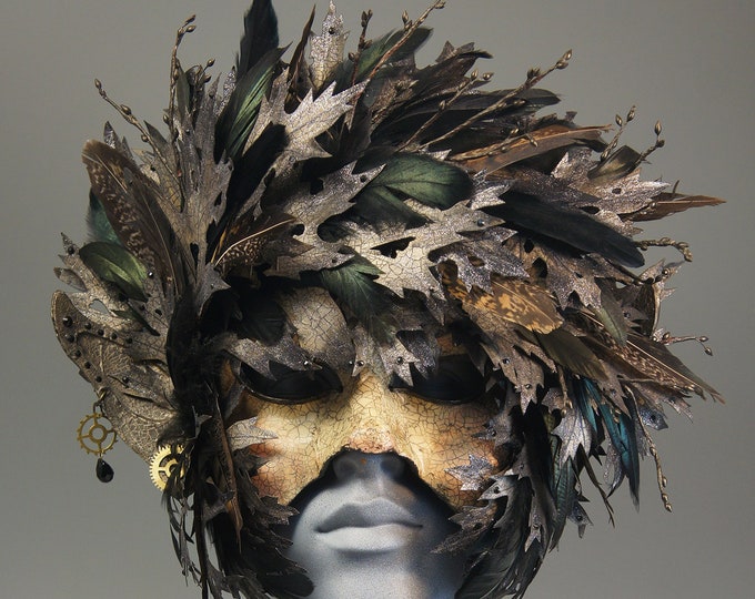 Dark Fae Mask - Etsy