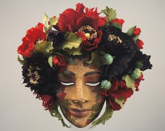 Persephone Mask Available/ready-to-ship - Etsy