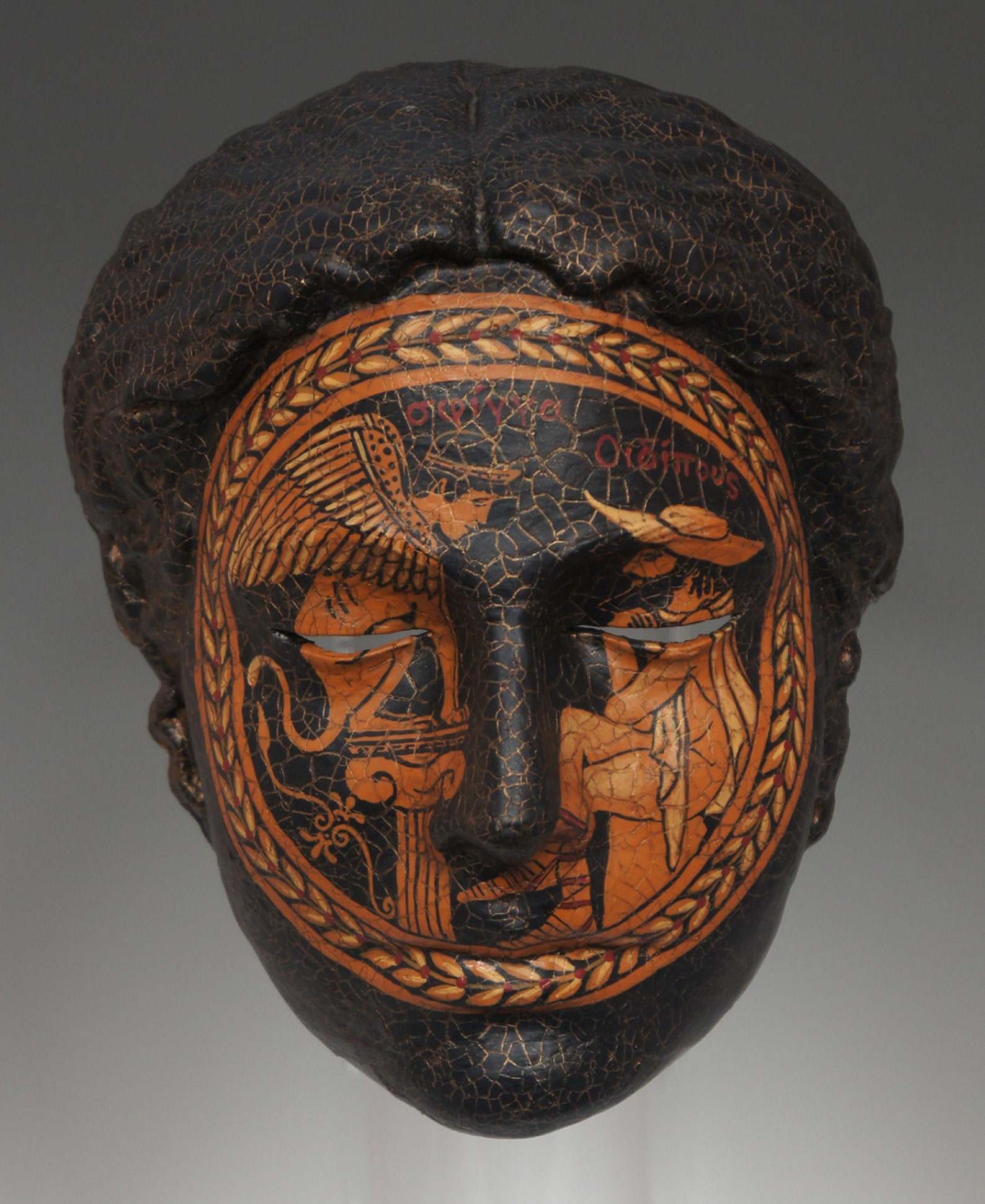 Greek Vase 1 - the Sphinx and Oedipus - OUT OF Stock/made to Order - Etsy