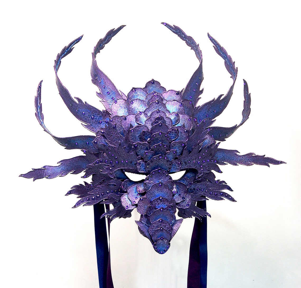 Purple Dragon Mask OUT OF Stock/made to Order - Etsy