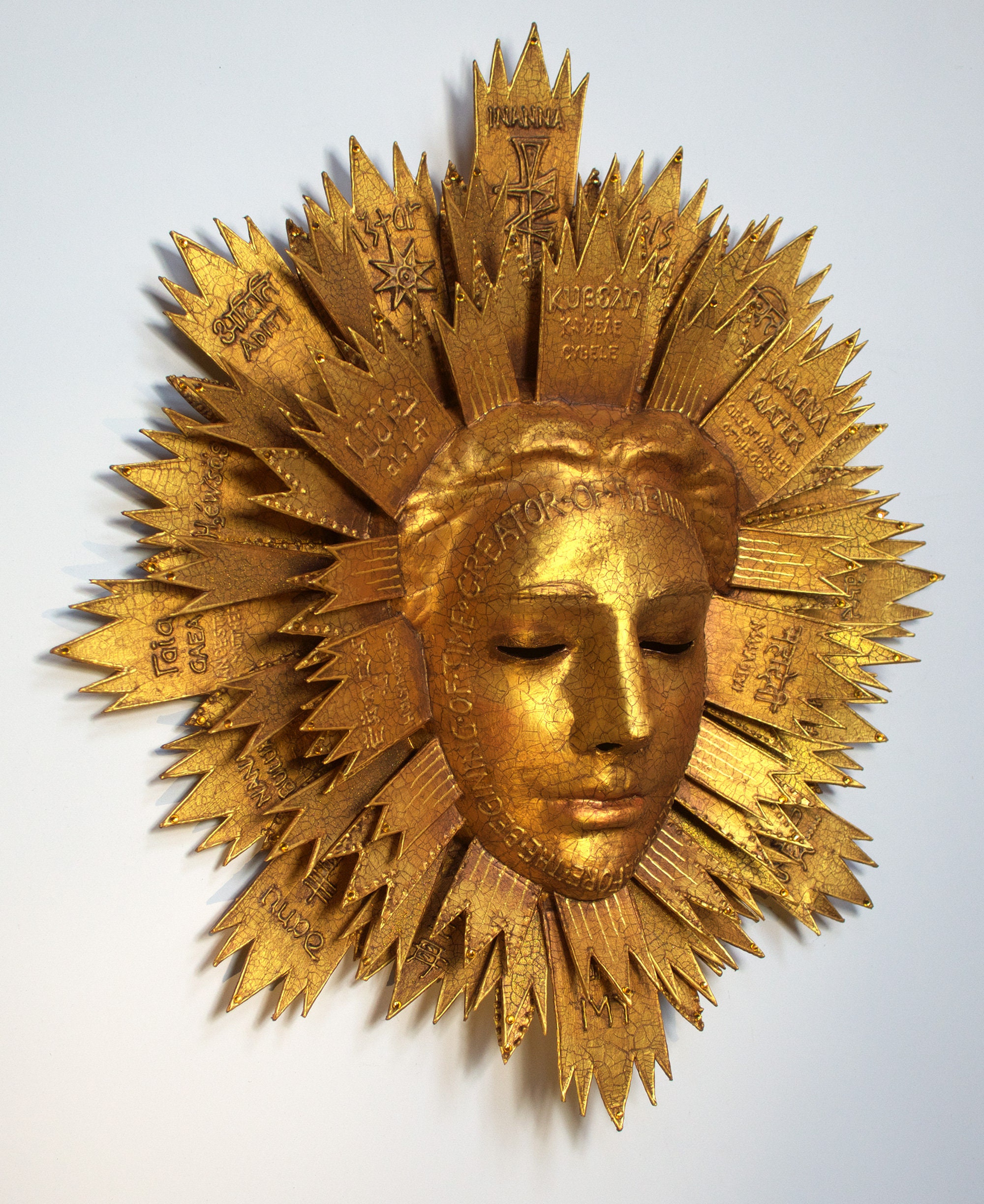 The Names of God Mask Available/ready-to-ship - Etsy