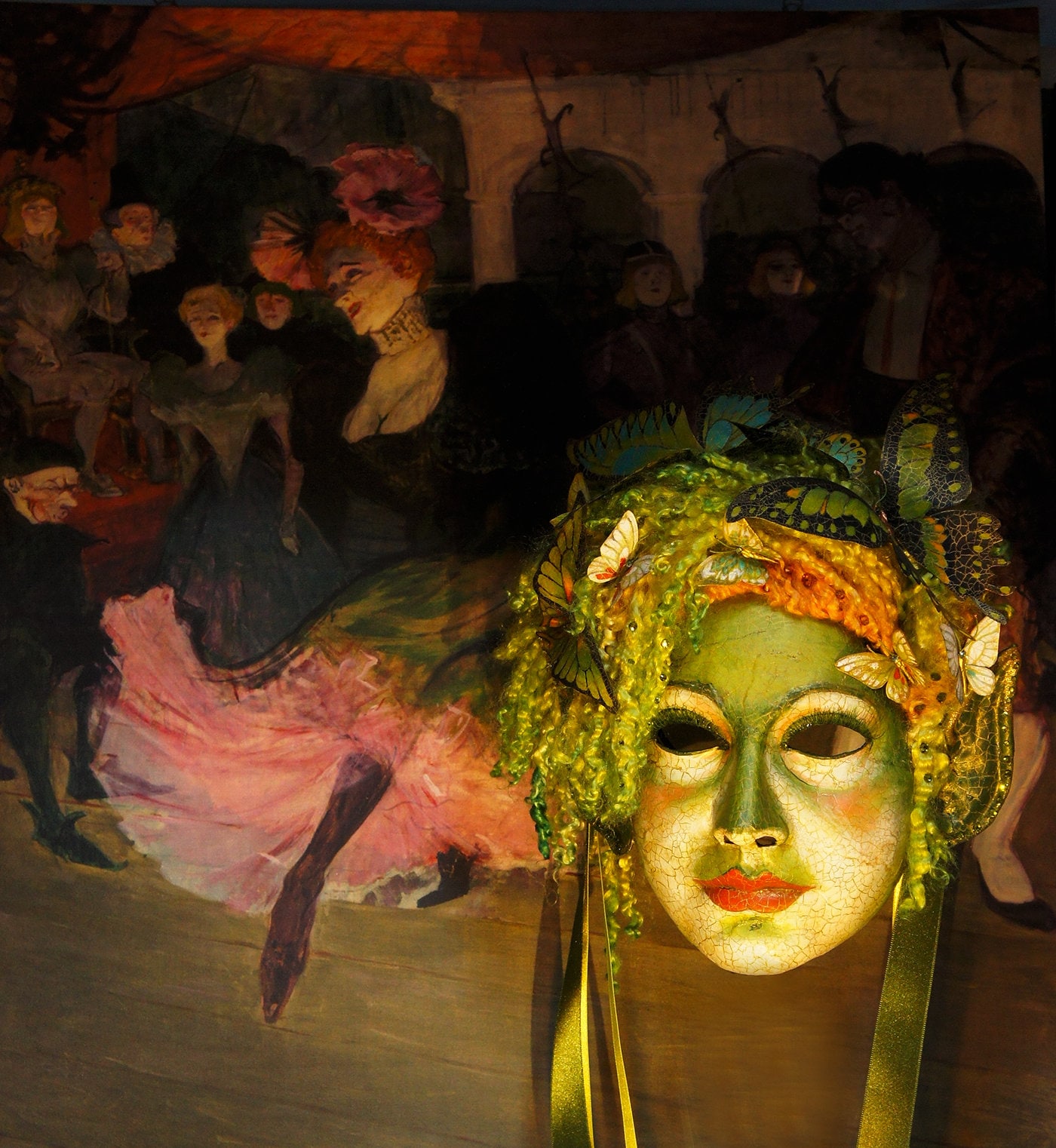 La Fee Verte or Green Fairy Mask - OUT OF Stock/made to Order - Etsy