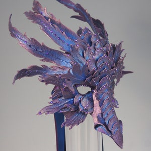 Purple Dragon Mask - OUT OF Stock/made to Order - Etsy