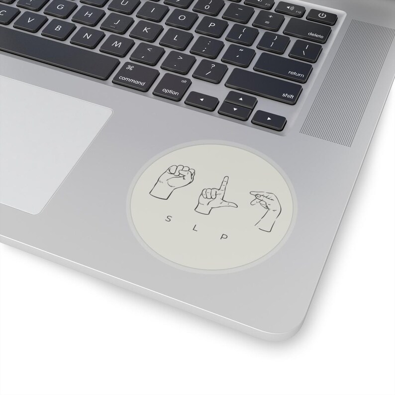 SLP ASL Hand Sign Sticker - Celebrate Communication Through Sign ...