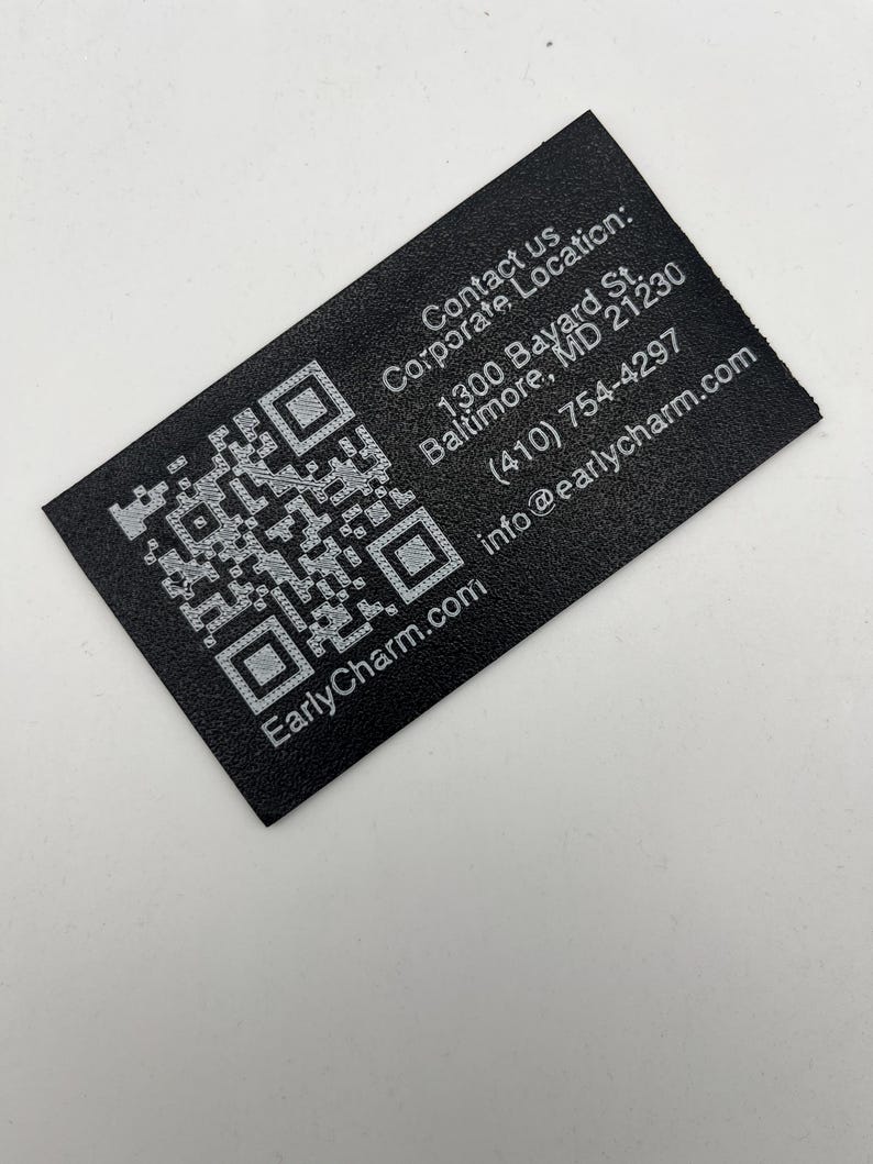 Custom 3D Printed Business Card - Etsy