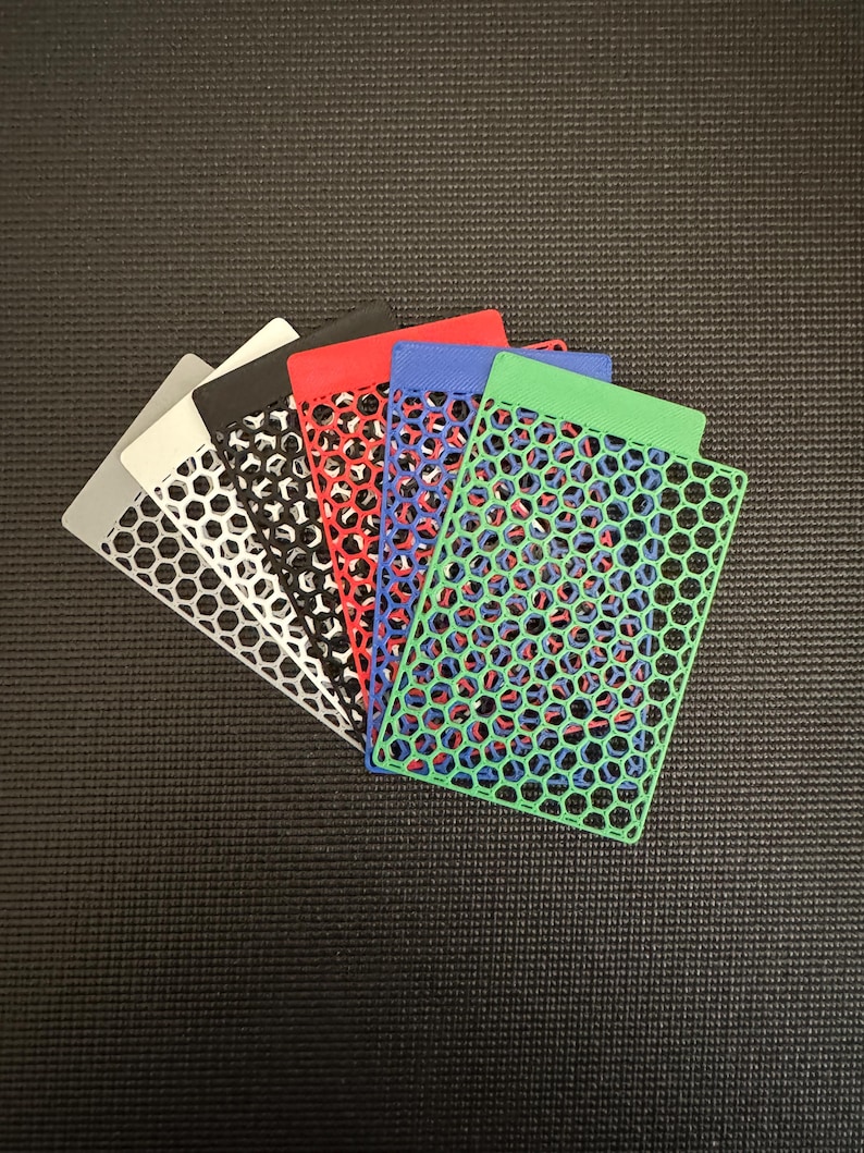 Trading Card Dividers (vertical) for Card Storage Organizer 3D Printed ...