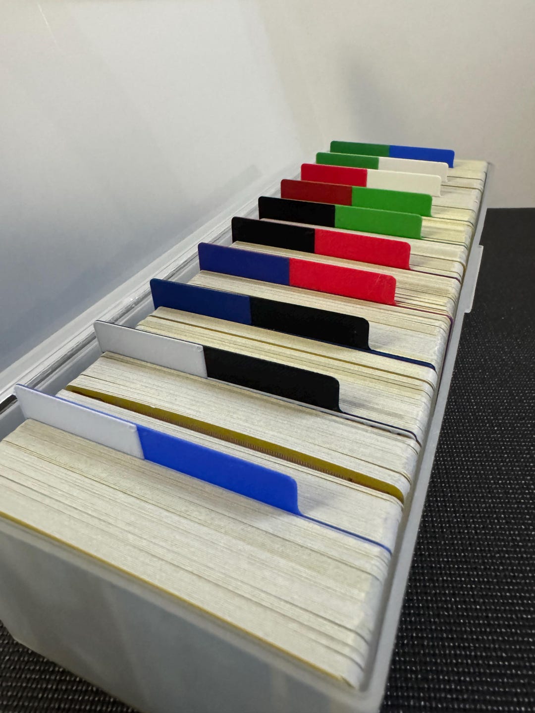 Trading Card Dividers (horizontal) for Card Storage Organizer 3D ...