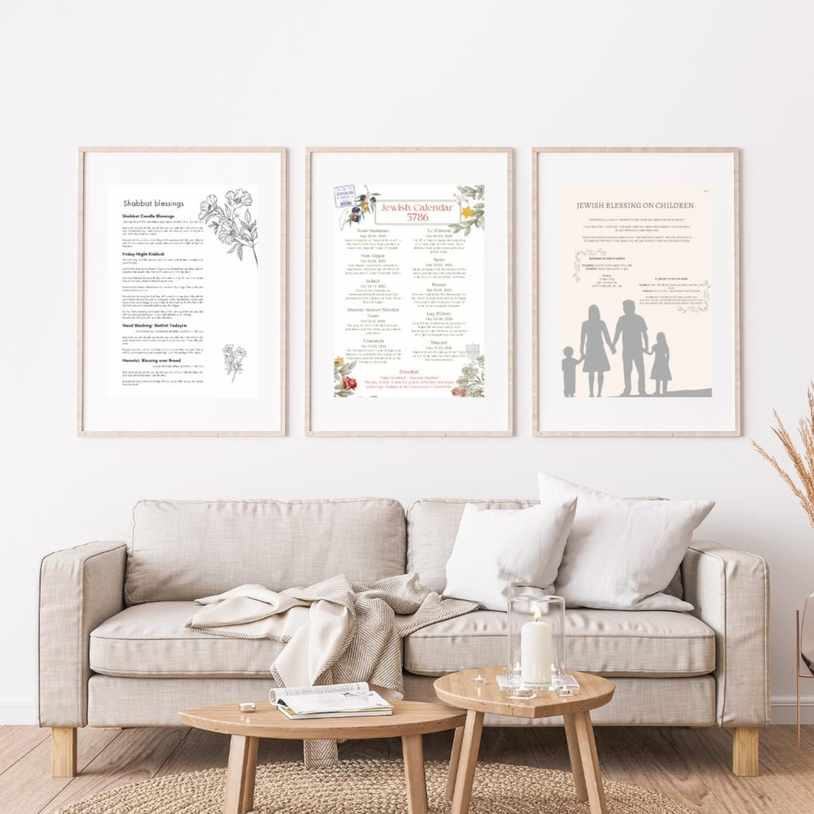 5786 Jewish Calendar | 2025/2026 Printable Jewish Holiday Guide ...