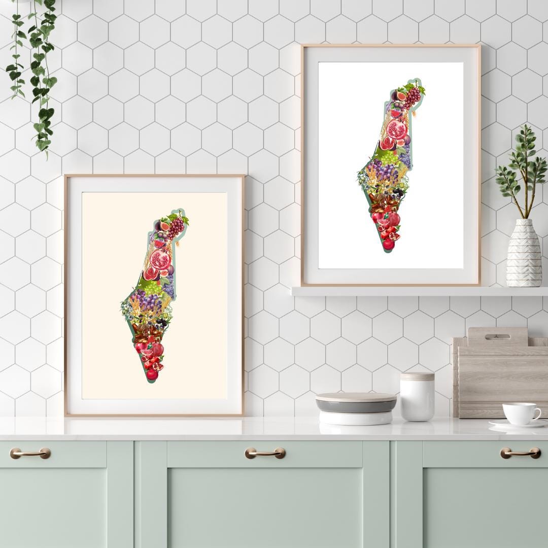 Seven Species of Israel Wall Art – Digital Download | Modern Judaica ...