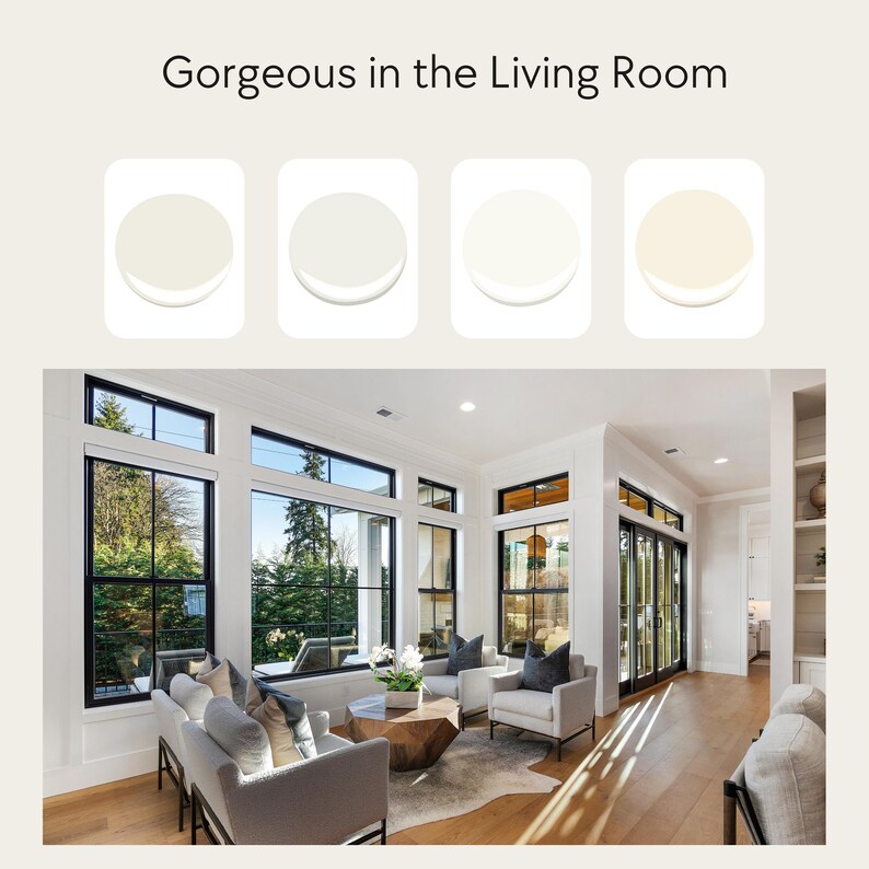Swiss Coffee Paint Palette | Neutral Color Scheme for Serene Interiors ...