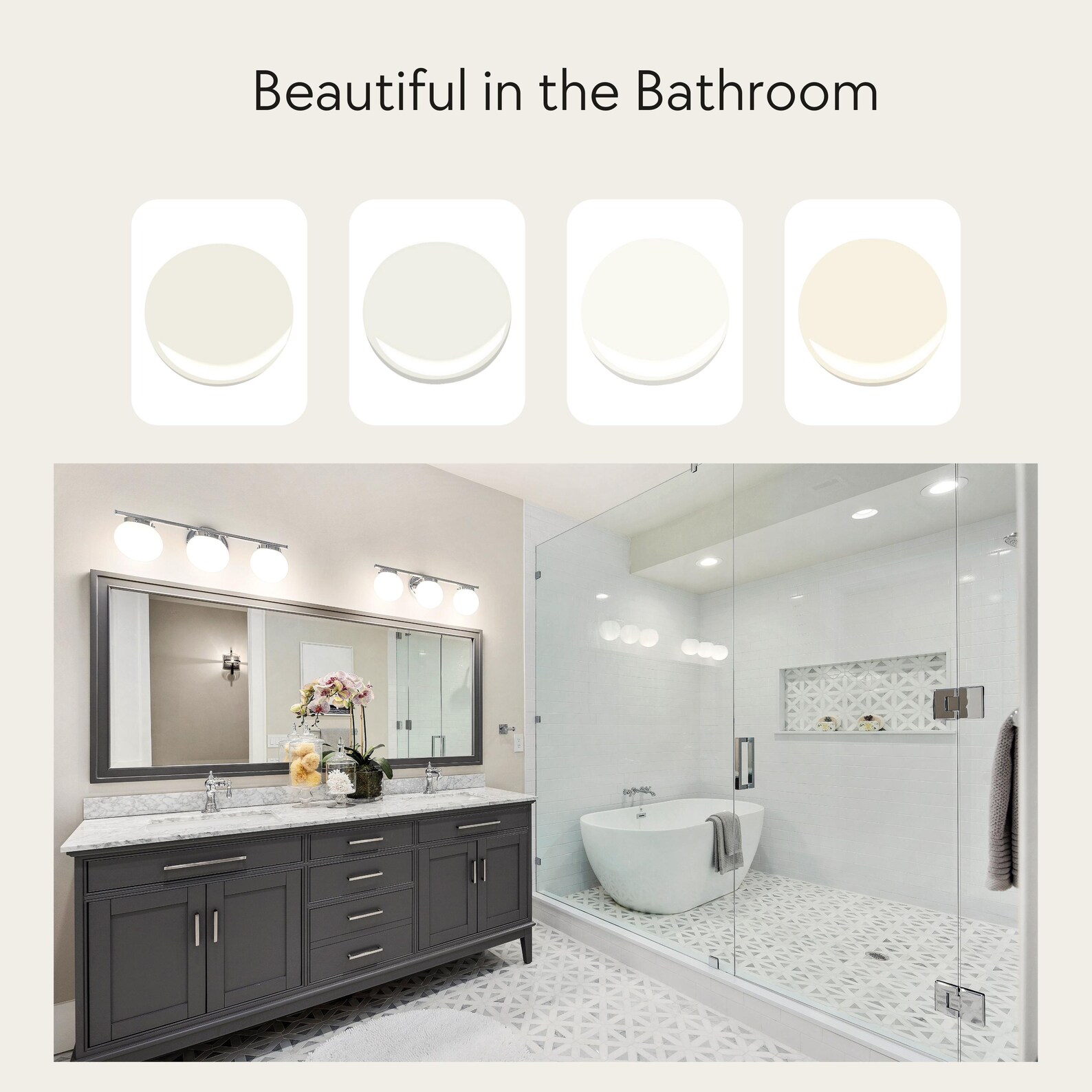 Swiss Coffee Paint Palette | Neutral Color Scheme for Serene Interiors ...