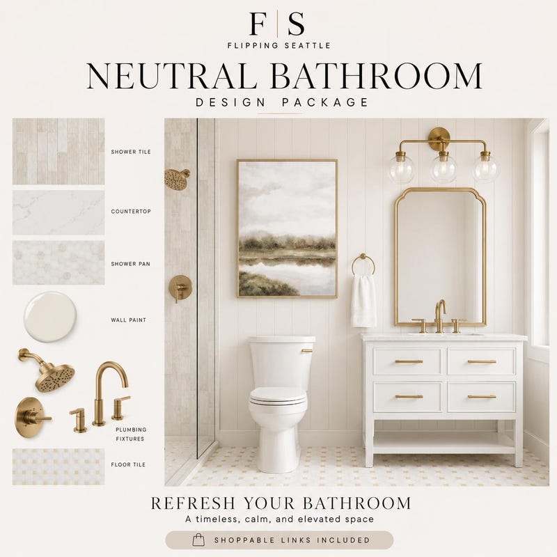 Organic Bathroom Design - Etsy