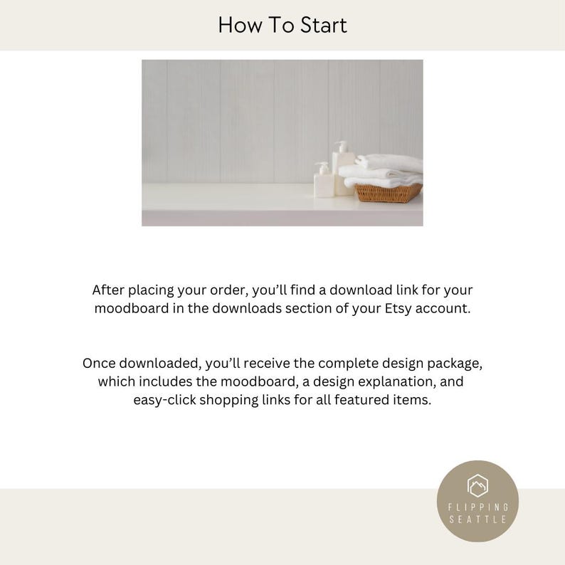 Bathroom Moodboard: Spa-like Neutral Modern Design (PDF) - Etsy