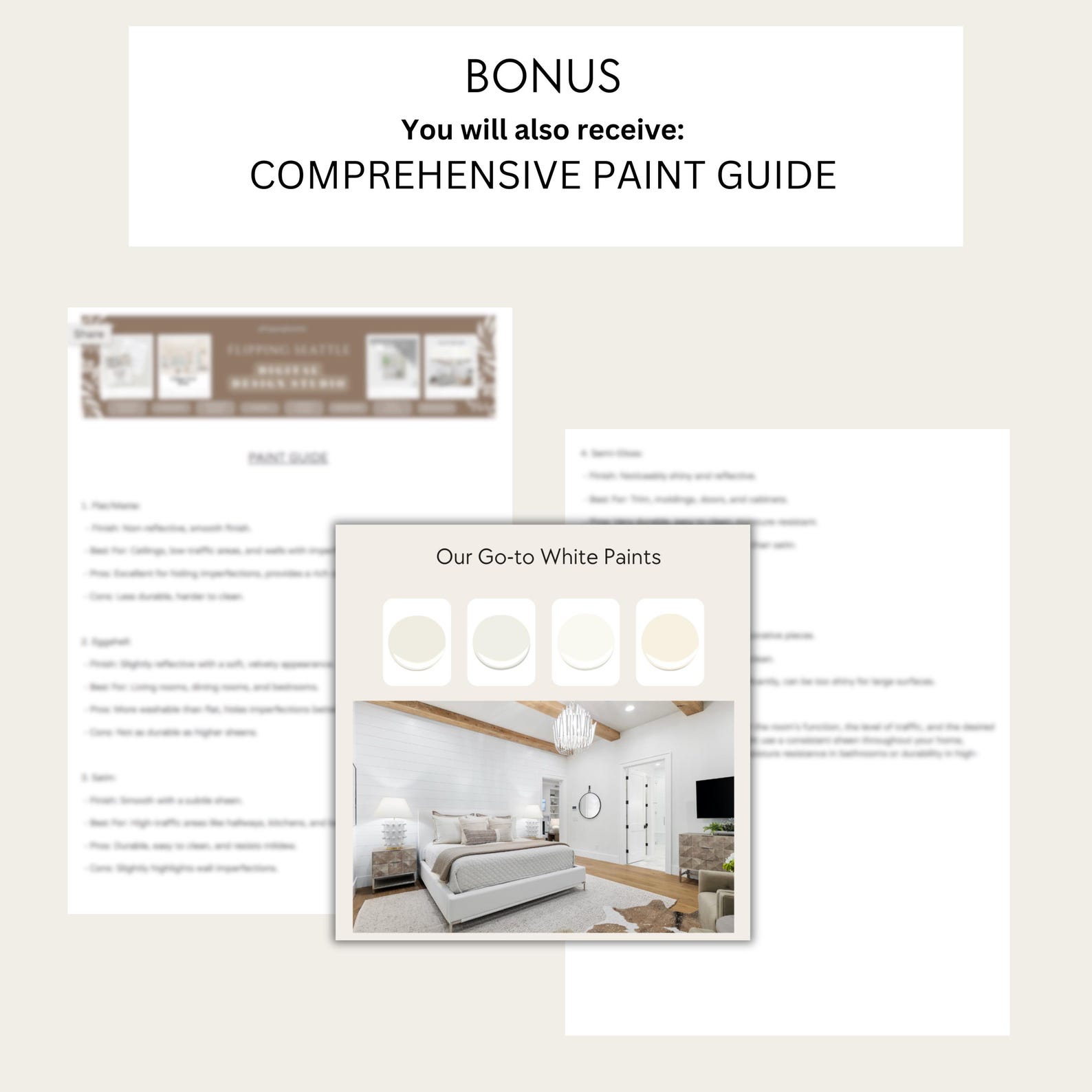 Swiss Coffee Paint Palette | Neutral Color Scheme for Serene Interiors ...