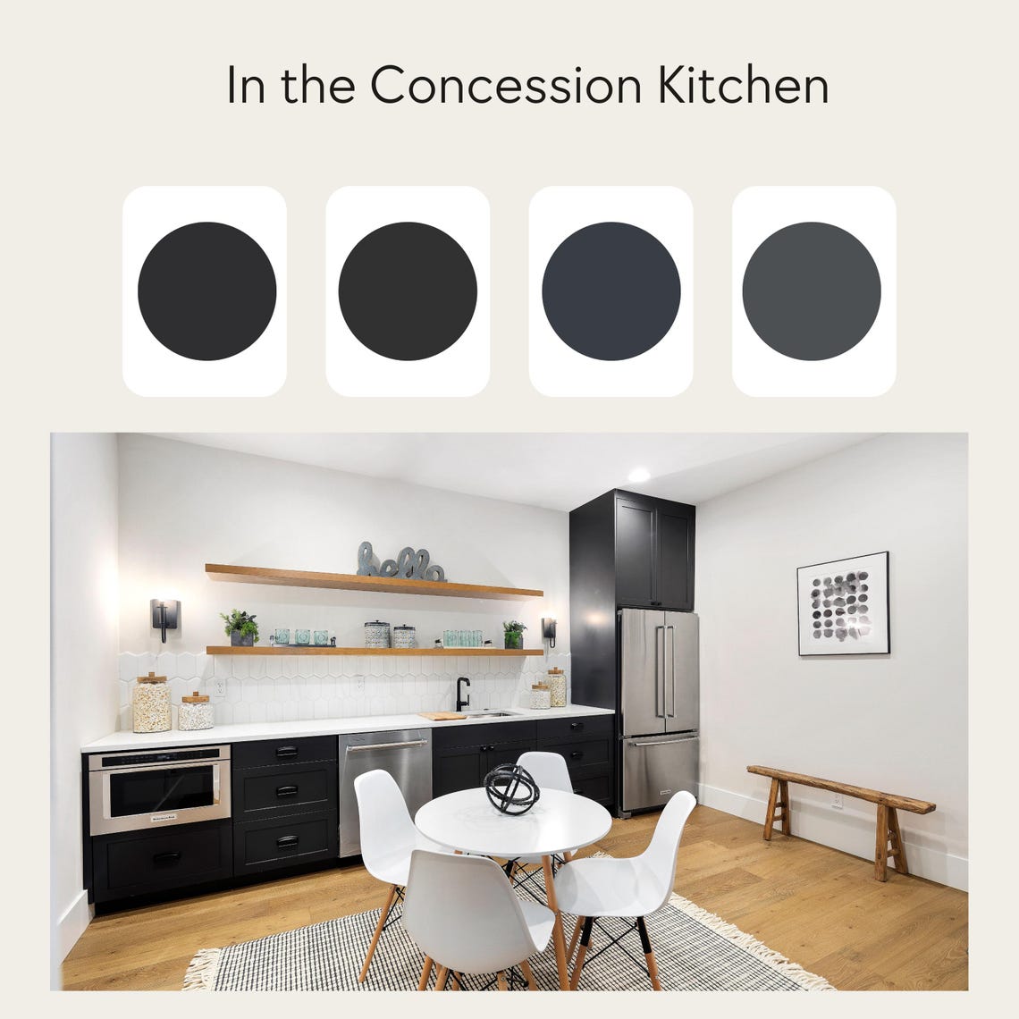 Modern Industrial Office Paint Palette | Luxury Black Colors From ...