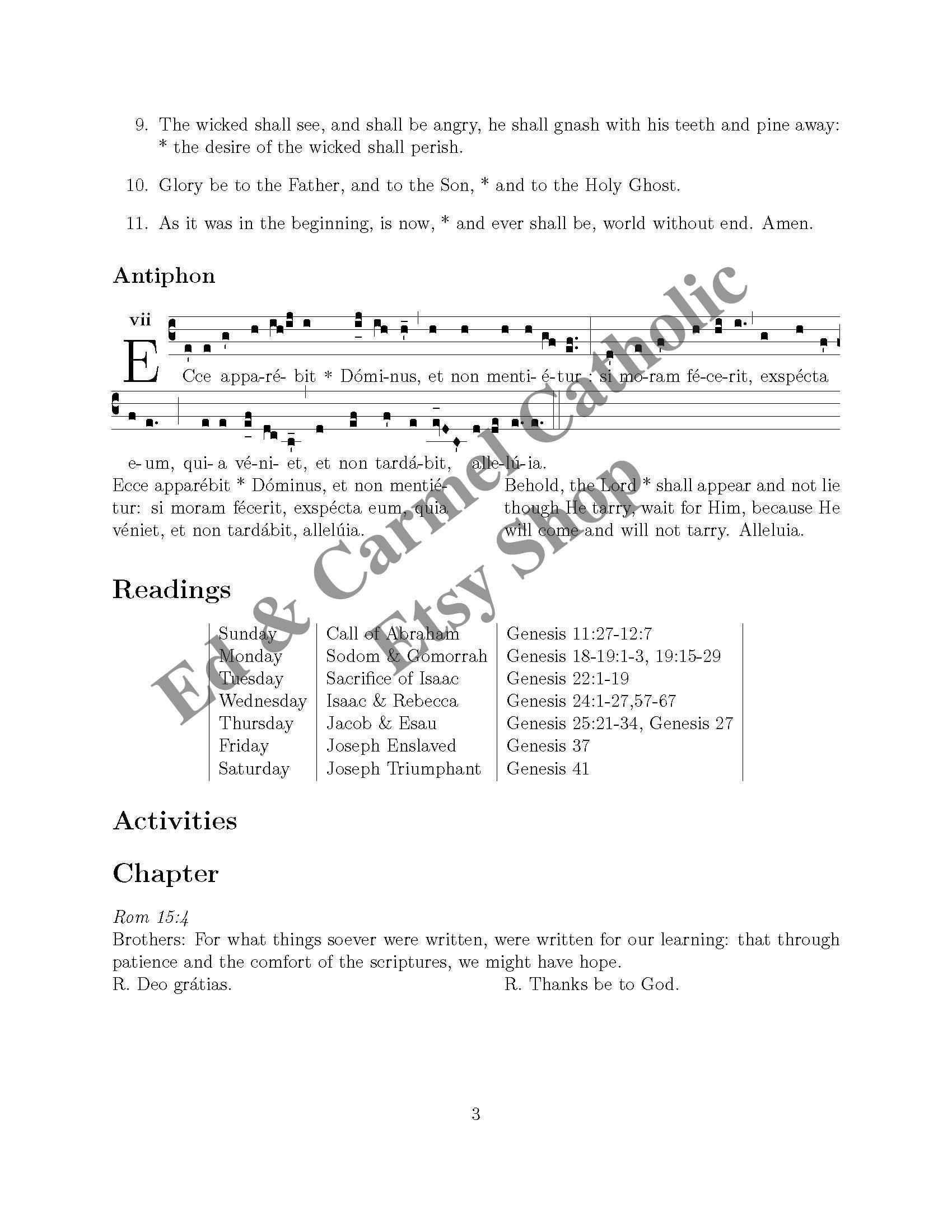 Advent Wreath Second Week Prayer Guide Digital Download Bundle | Advent ...