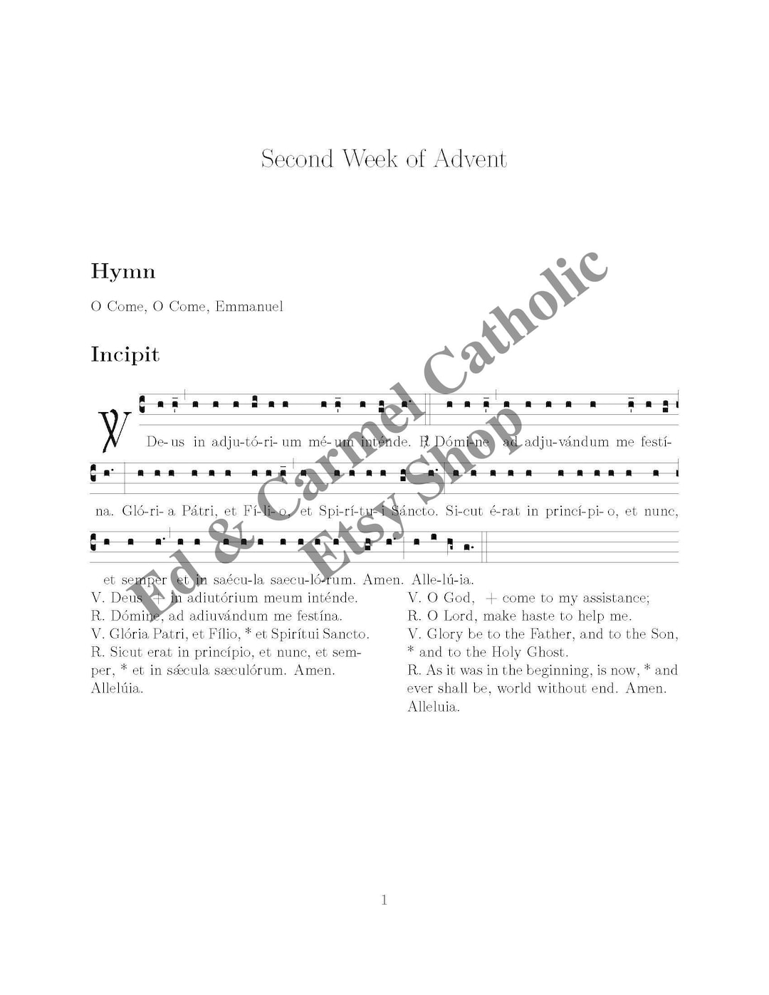 Advent Wreath Second Week Prayer Guide Digital Download Bundle | Advent ...