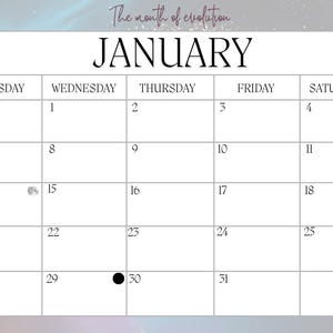 Cosmic Calendar 2025 (southern Hemisphere) - Etsy
