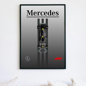 Formula 1 Mercedes Poster | Digital Poster | Budget Friendly High ...