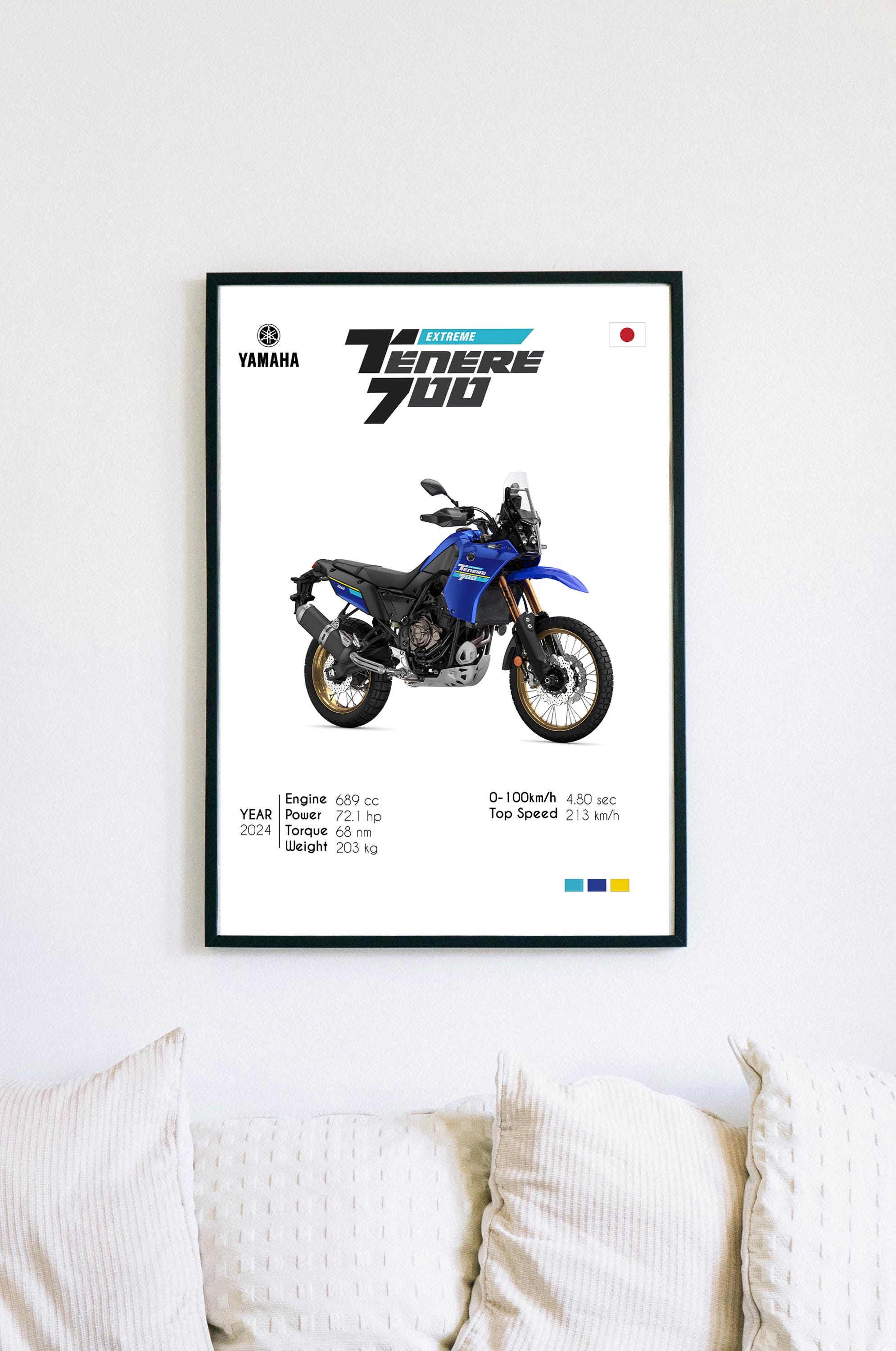Yamaha Tenere 700 Extreme 2024 Digital Poster - High Performance ...