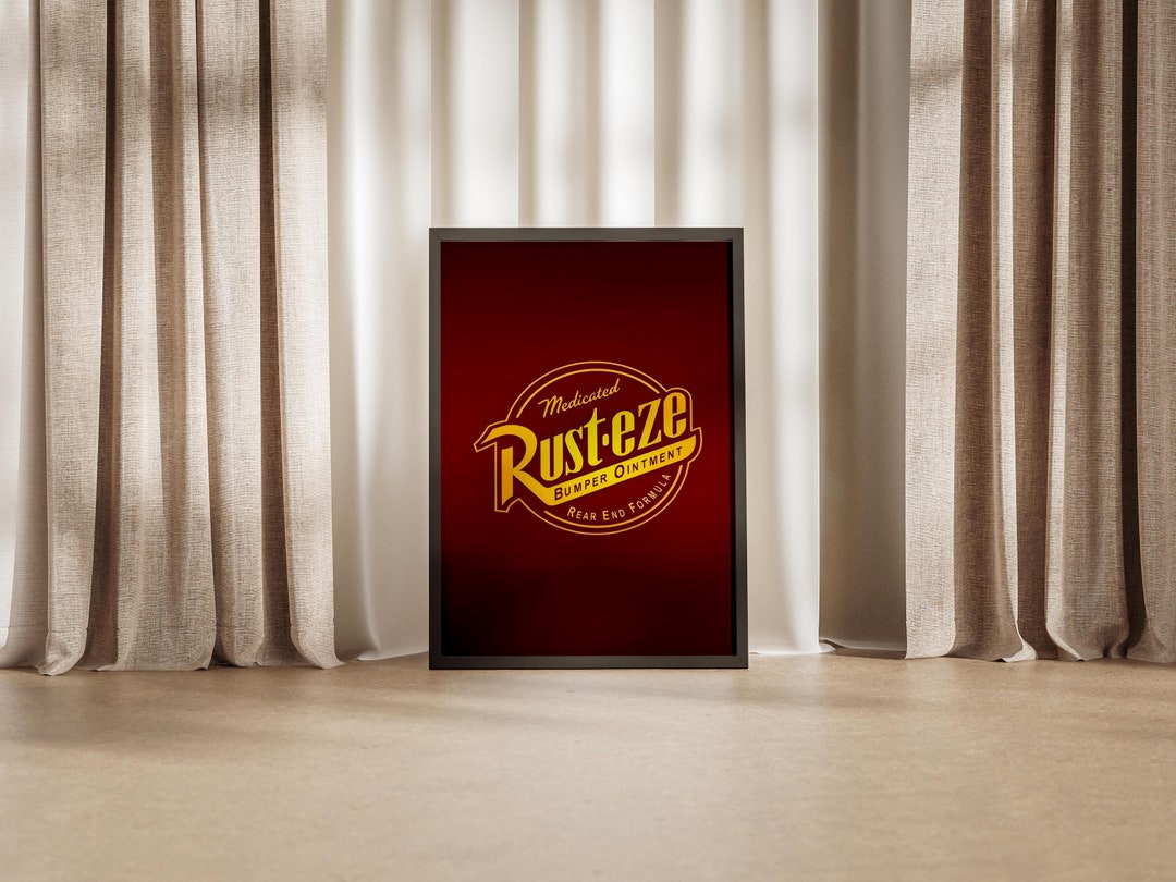 Rusteze Digital Poster | Cars Poster | Cars Movie Poster | Radiator ...