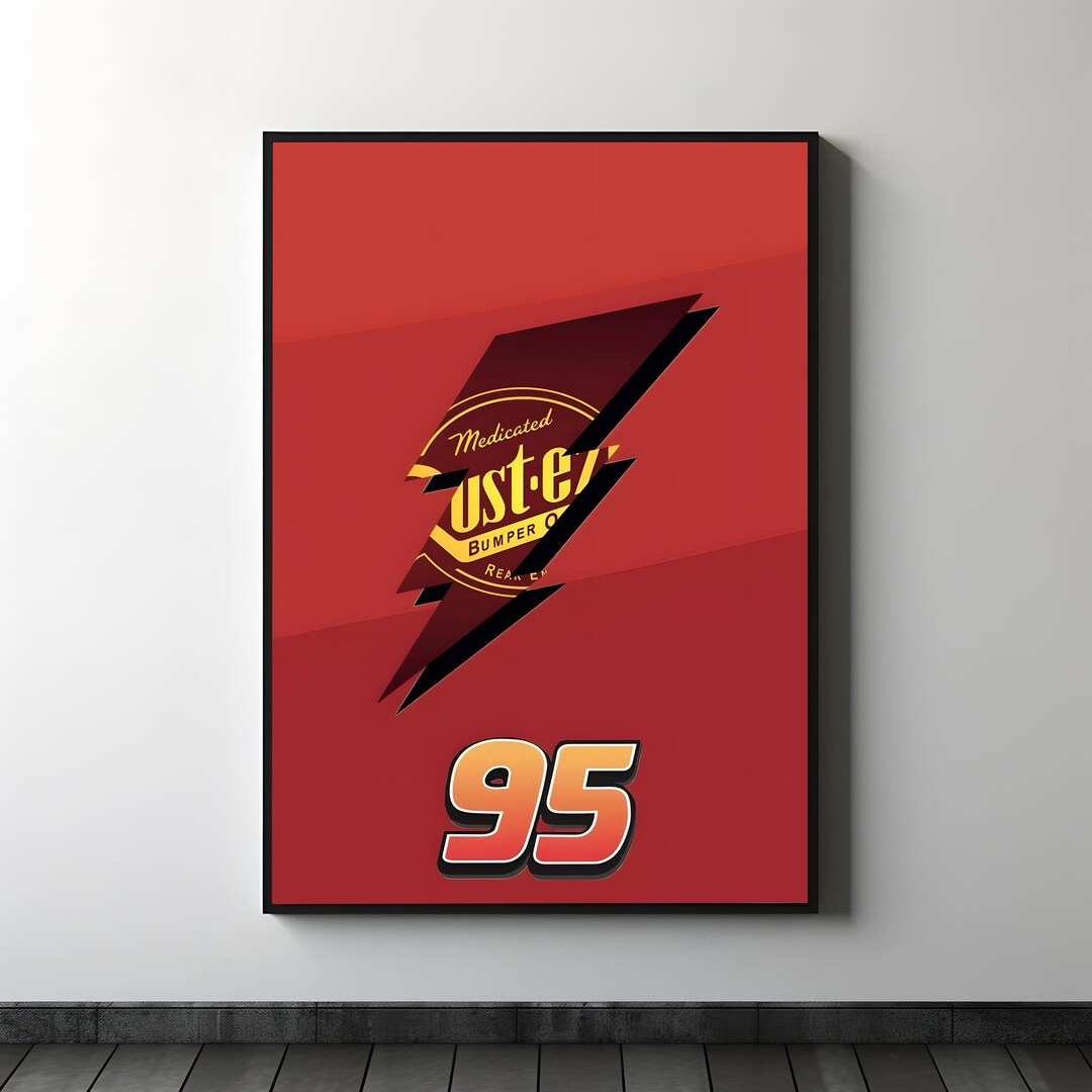 Rusteze Poster | Cars Movie Poster | Cars Wall Poster | 5 Size Option ...