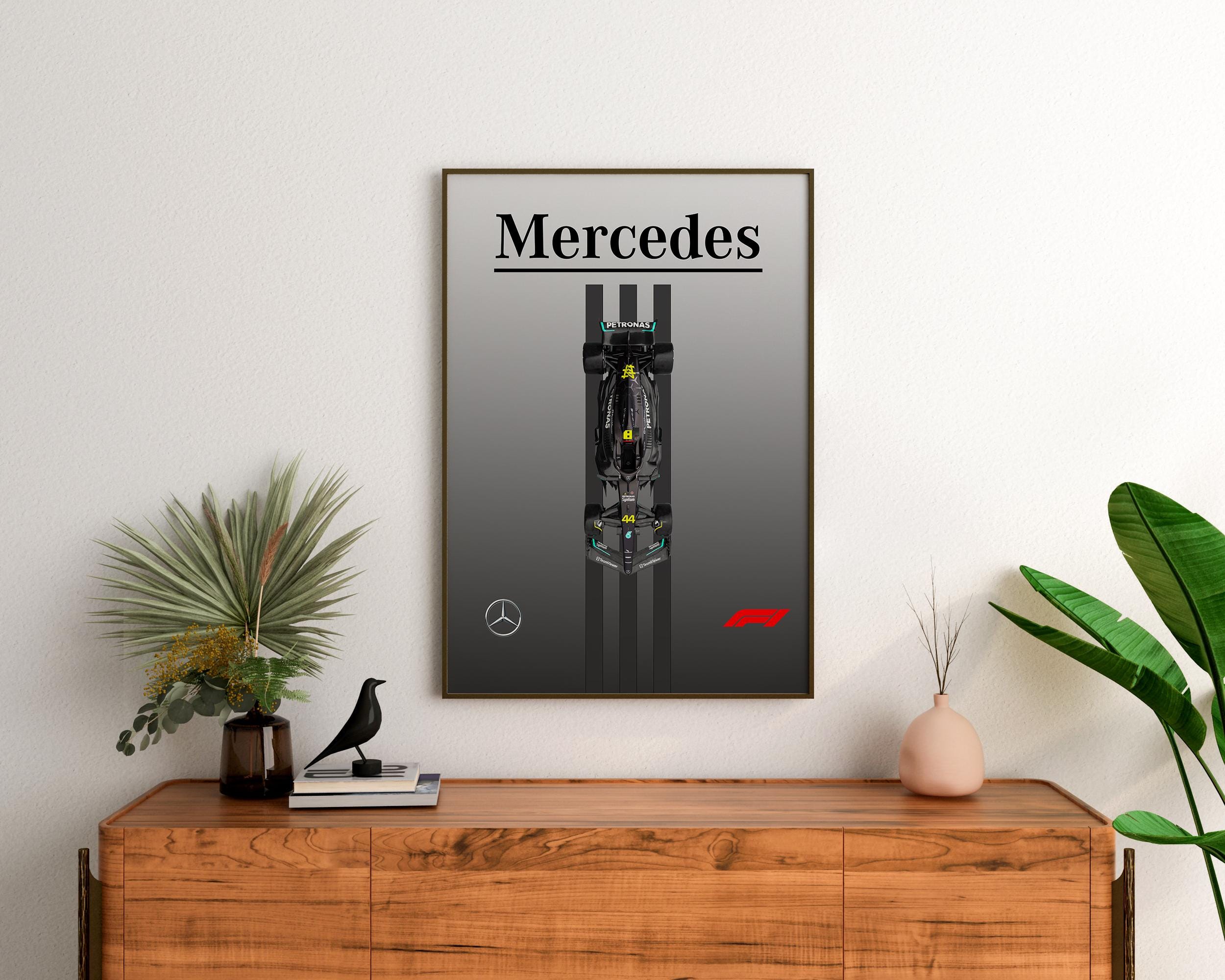 Formula 1 Mercedes Poster | Digital Poster | Budget Friendly High ...