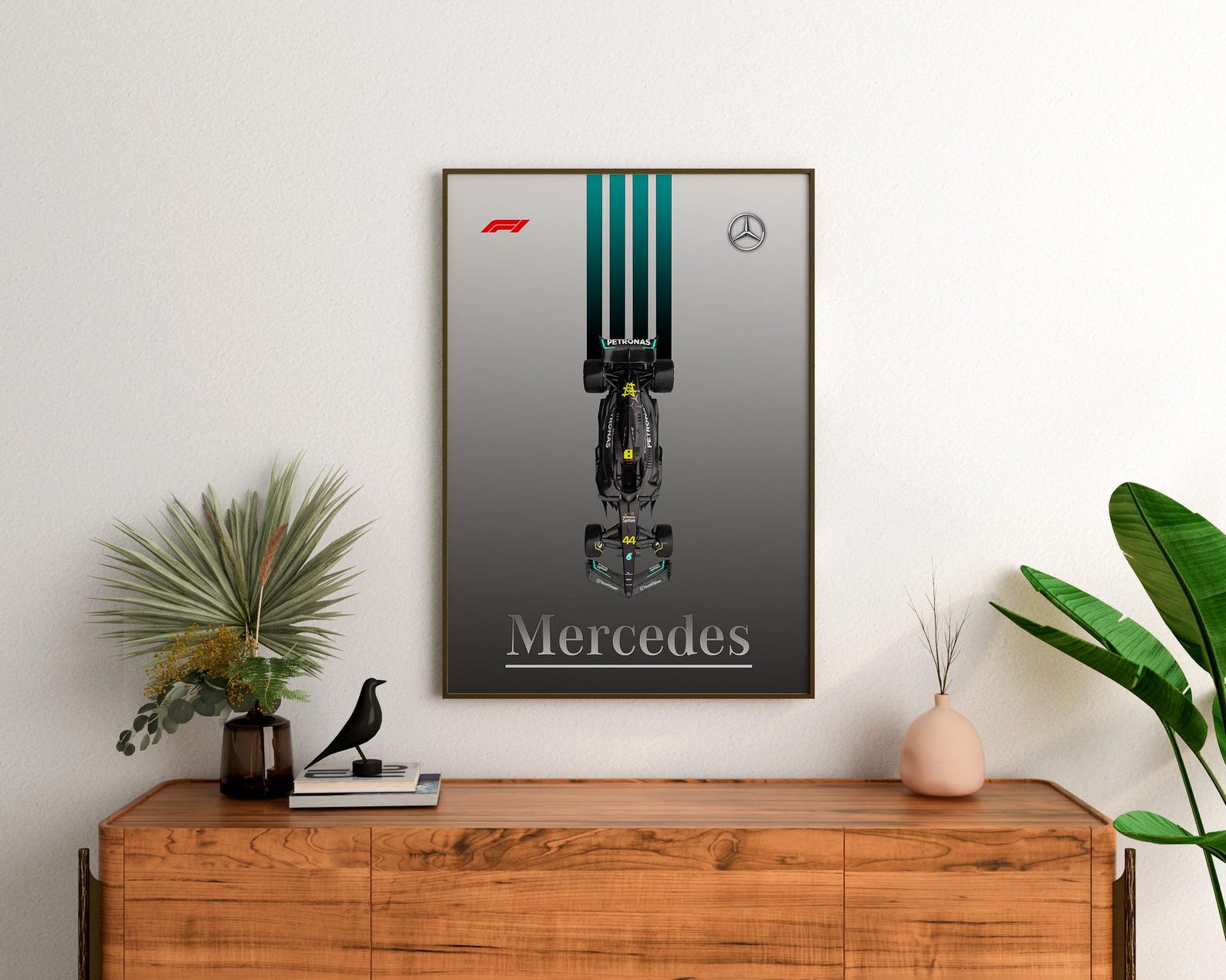 Formula 1 Mercedes Digital Poster | High Quality | Budget Friendly ...