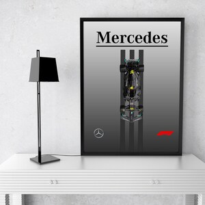 Formula 1 Mercedes Poster | Digital Poster | Budget Friendly High ...