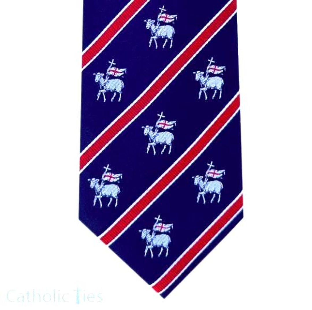 The Agnus Dei Tie Catholic Ties - Etsy UK