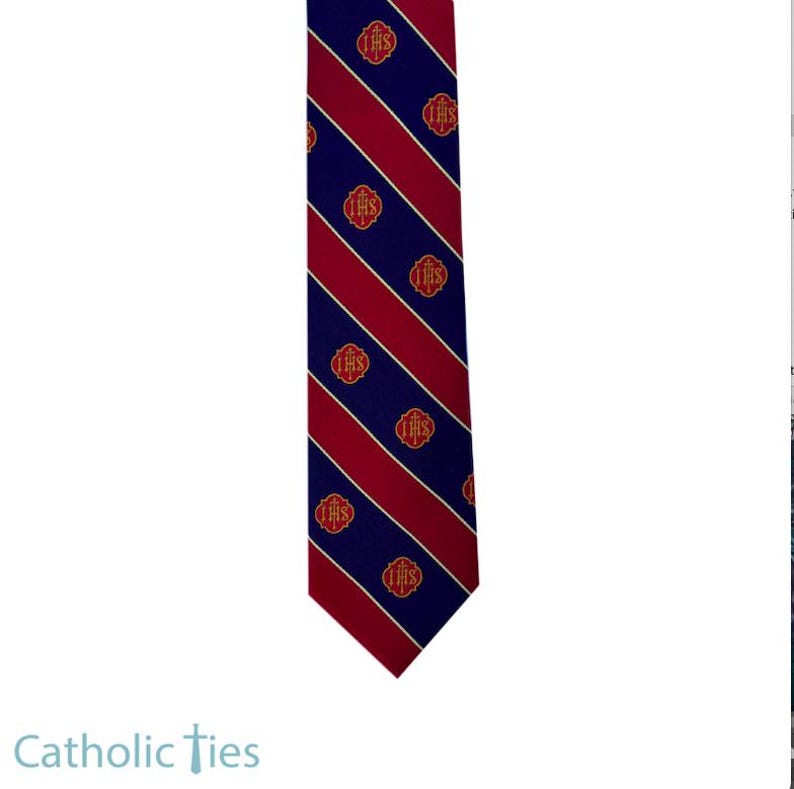The IHS Christogram Tie - Etsy