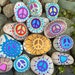 Custom Peace Rocks ~ Set of 2 - Etsy
