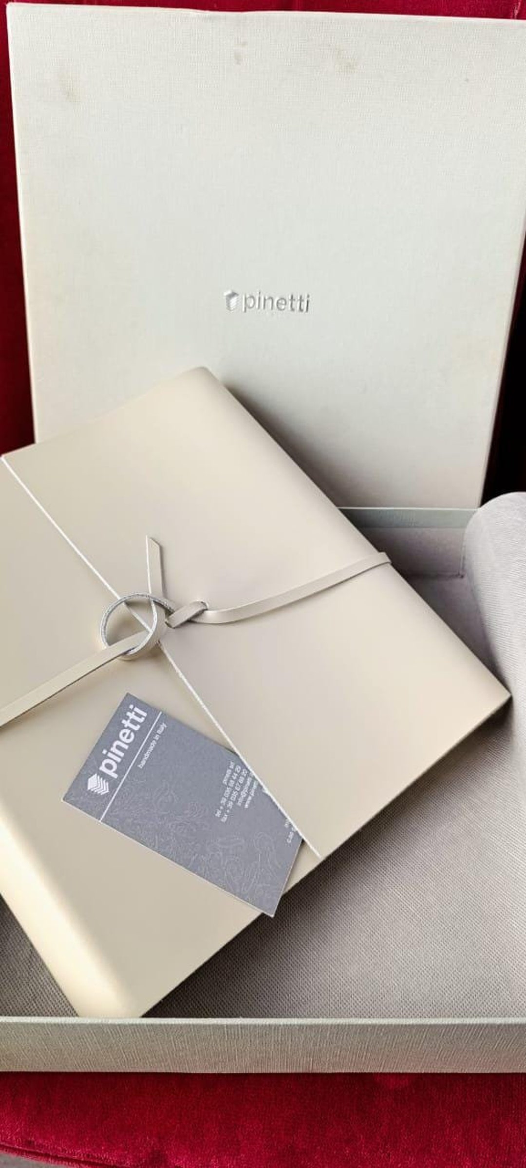 Pinetti Leather Photo Album, Handmade in Italy - Etsy