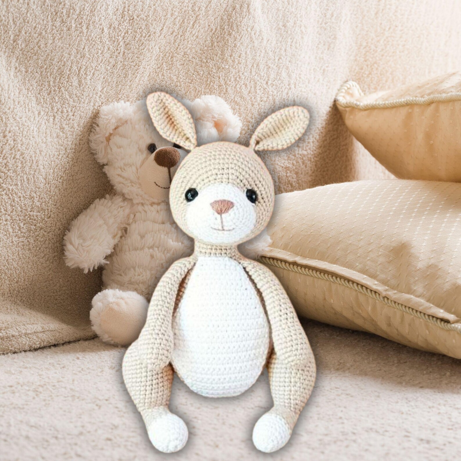 Kangaroo Crochet Pattern,crochet Kangaroo, Kangaroo Tutorial, Pattern ...