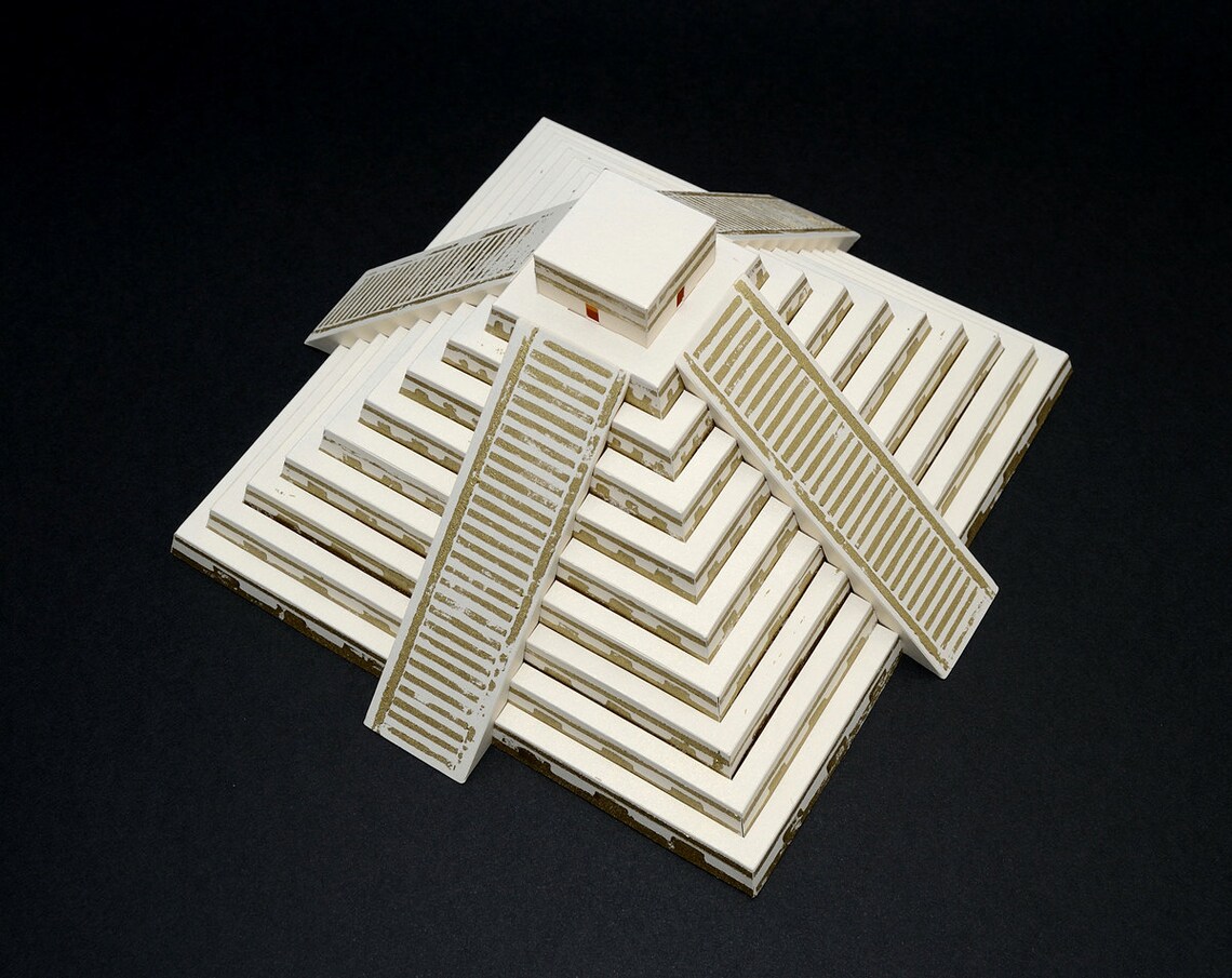 MAYAN PYRAMID Architecture Paper Model Kit Ancient Mayan | Etsy Canada