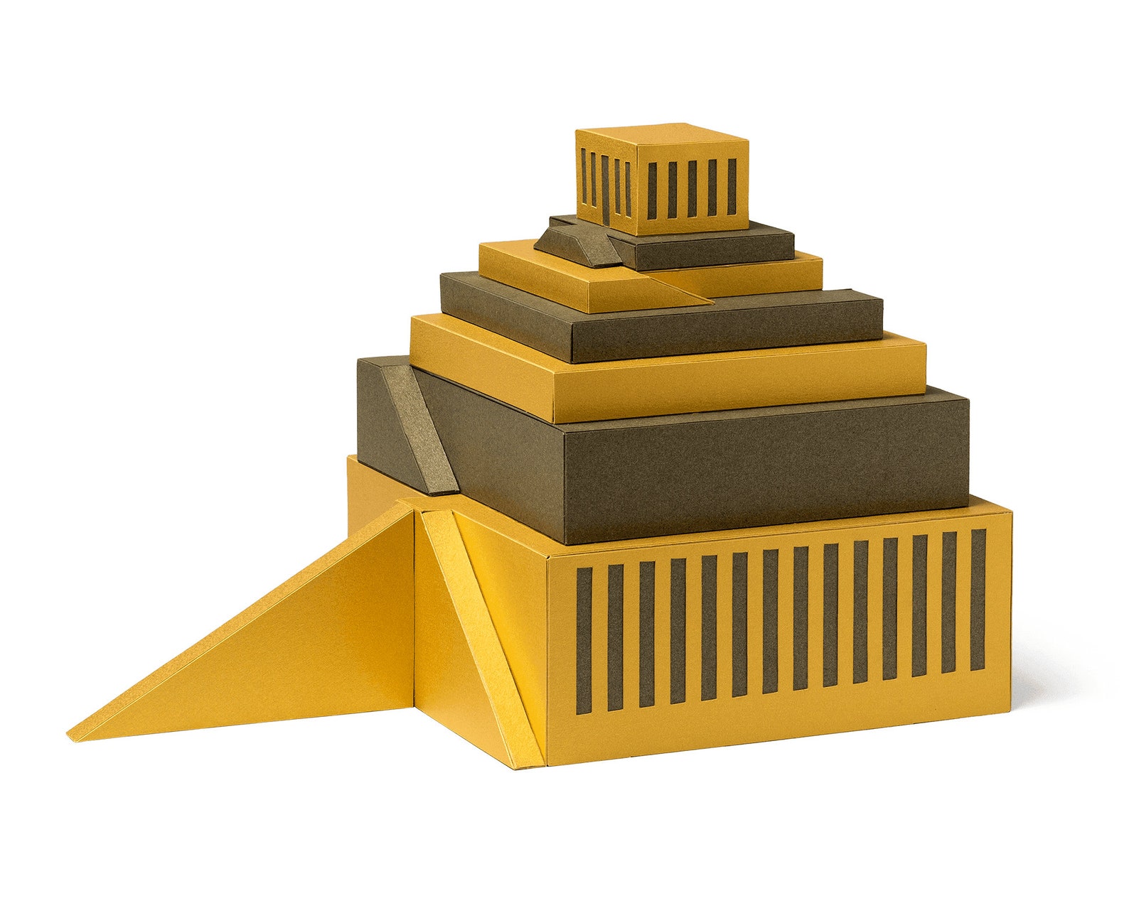 TOWER OF BABEL Paper Model Kit Great Ziggurat of Babylon | Etsy UK