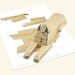 SPHINX and EGYPTIAN PYRAMIDS Paper Model Kit Great Sphinx of Giza ...