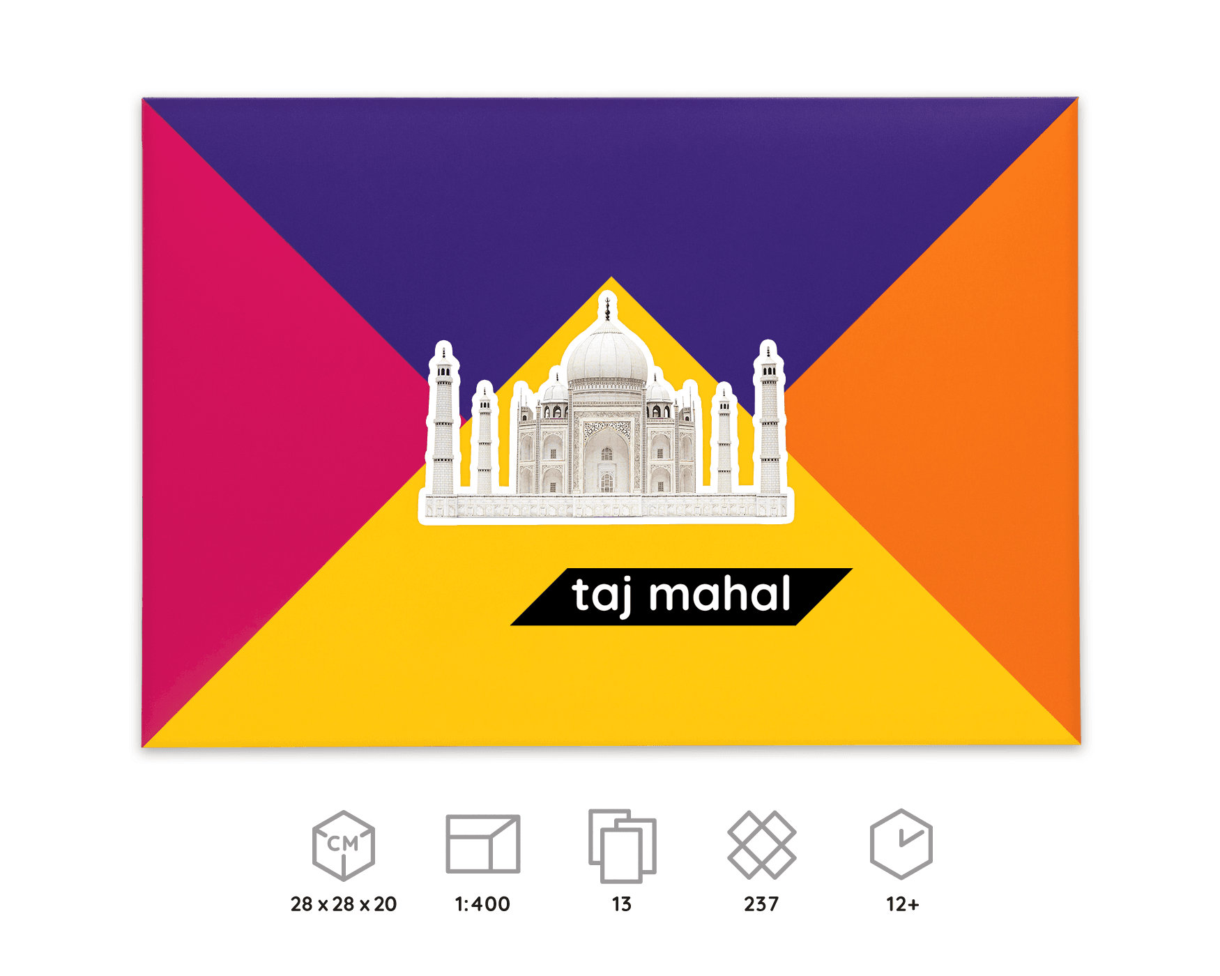 TAJ MAHAL India Architecture Paper Model Kit Back to School - Etsy UK