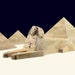 SPHINX and EGYPTIAN PYRAMIDS Paper Model Kit Great Sphinx of Giza ...