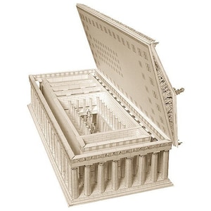 THE PARTHENON Architecture Paper Model Kit Ancient Greek Temple ...