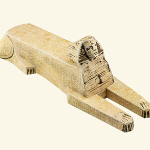 Sphinx and Egyptian Pyramids Paper Model Kit: Beginner-level DIY - Etsy