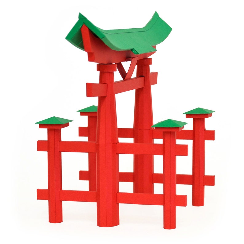 TORII GATE Japanese Traditional Architecture Paper Model Kit | Etsy TORII GATE Japanese Traditional Architecture Paper Model Kit | Etsy