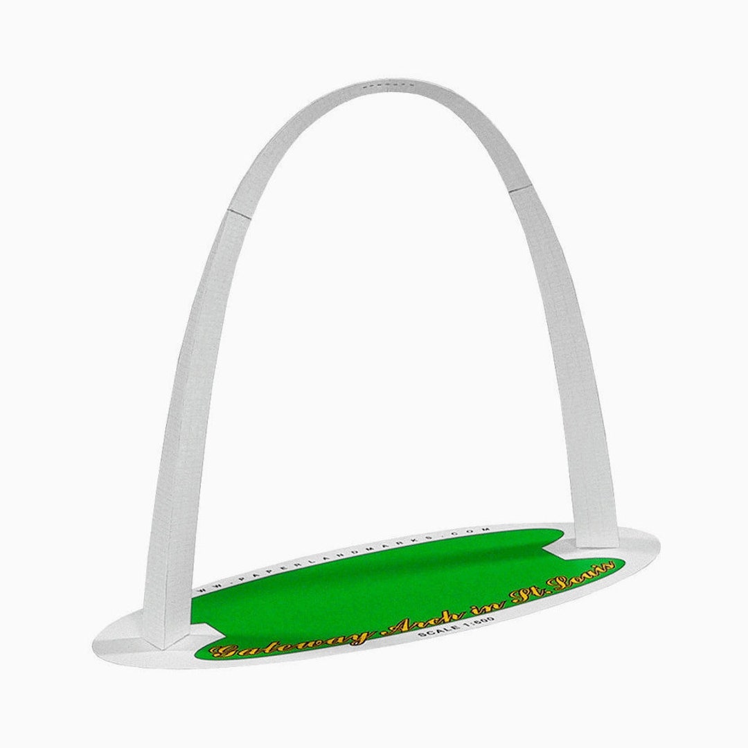 GATEWAY ARCH Architecture Paper Model Kit St Louis Missouri Gifts for ...